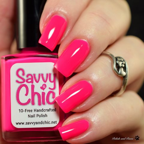 Savvy & Chic Nail Polish Summer Neons 2018 Collection | Polish and Paws