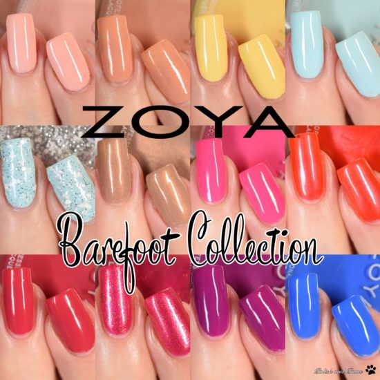 Zoya Barefoot Collection ~ Summer 2019 | Polish and Paws